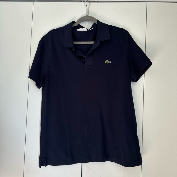 Lacoste | Shirts | Mens Navy Lactose Polo | Poshmark